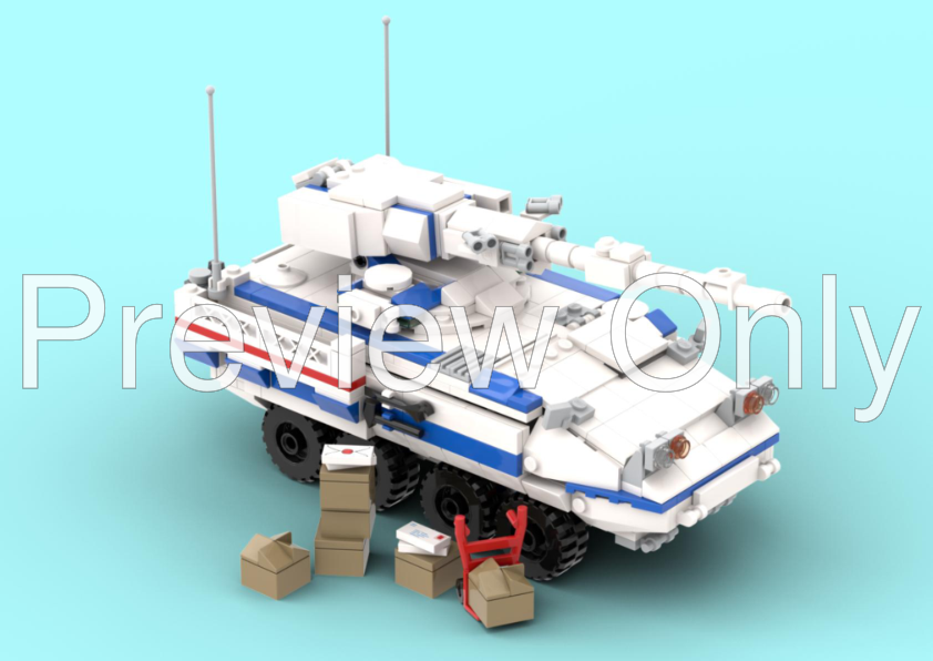 LEGO MOC USPS Oshkosh Mail Carrier -Stryker by Camobricktape ...