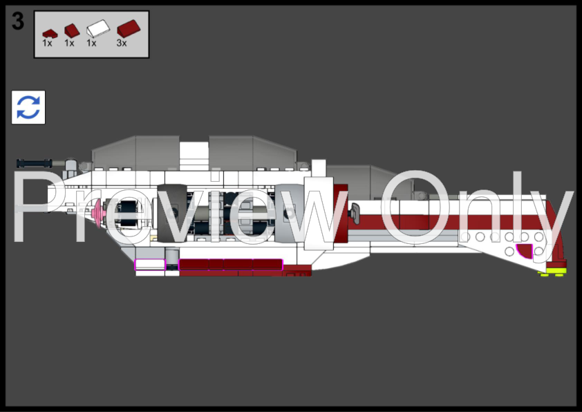 LEGO MOC ARC-170 (75402 wing upgrade) by hautti5 | Rebrickable - Build ...