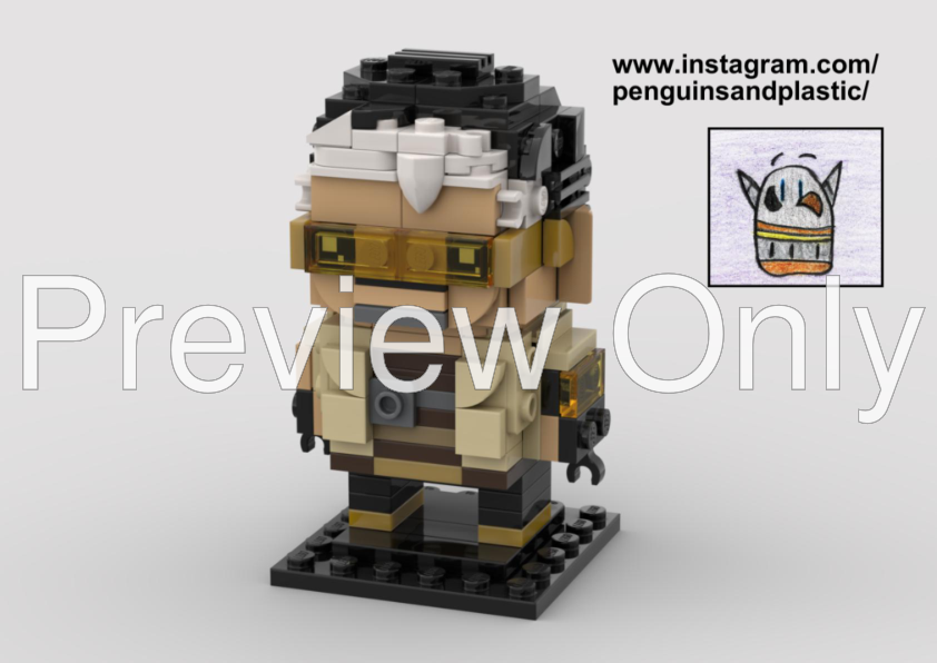 LEGO MOC VALORANT Tejo Brickheadz by Penguins and plastic | Rebrickable ...