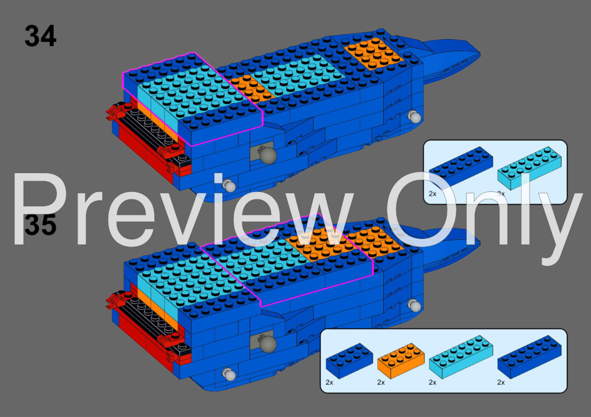 LEGO MOC Kaiju Sonic by RepublicStuds | Rebrickable - Build with LEGO