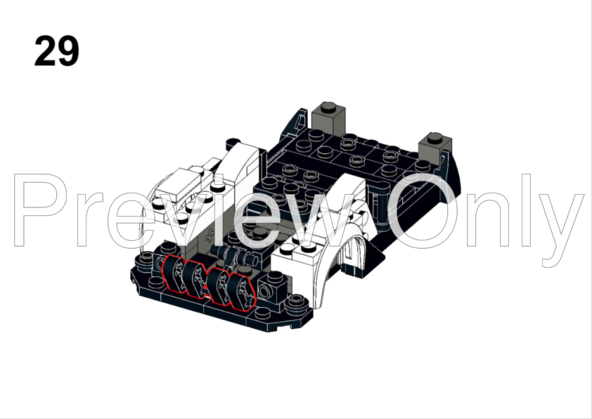 Lego Moc Mercedes Amg Gt Black Series White By Mpmocs Rebrickable