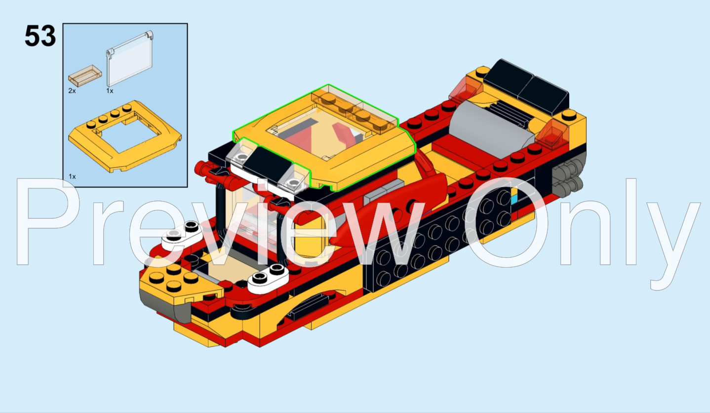 LEGO MOC 60453 Lifeguard Boat by PeterSzabo | Rebrickable - Build with LEGO