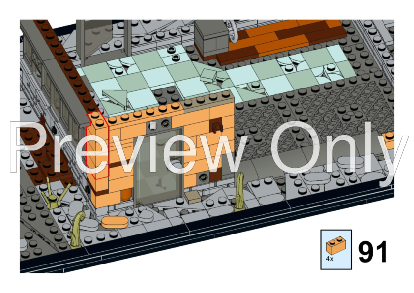 LEGO MOC Fallout Red Rocket Gas Station by AKIRA5000gold | Rebrickable ...