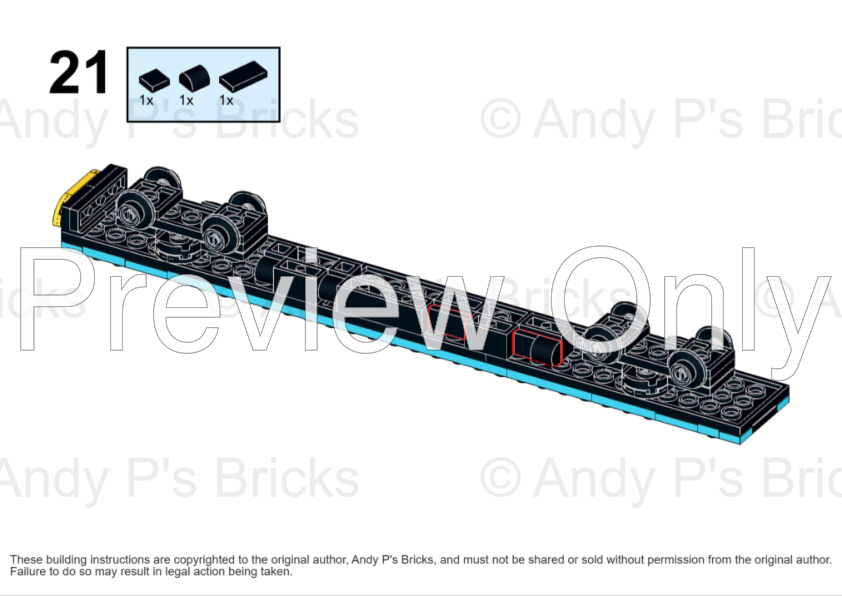 Lego Moc 4 Wide Network Rail Class 153 Visual Inspection Unit Train By