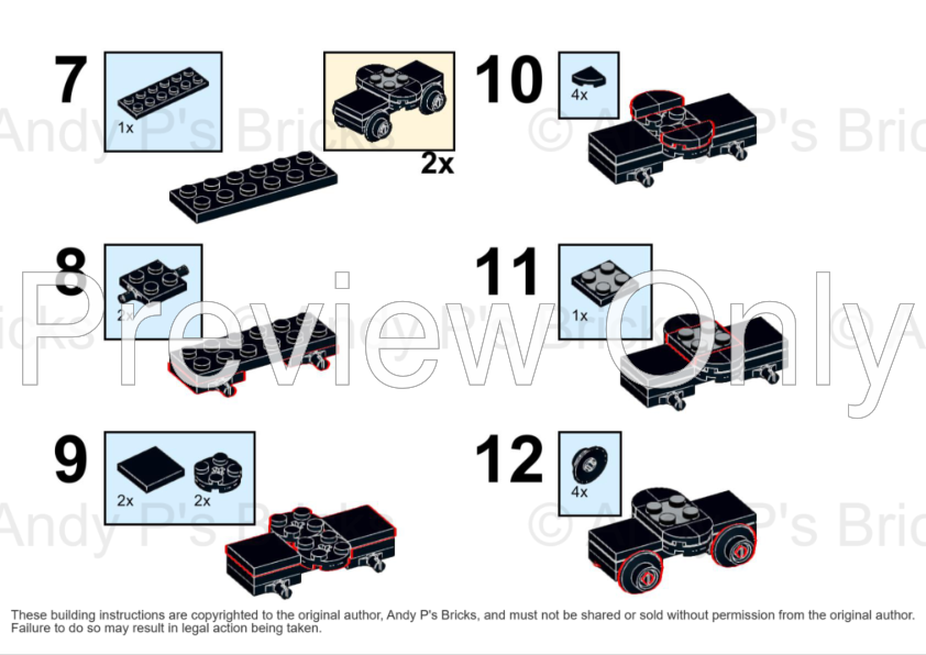 LEGO MOC-207442 4-Wide Network Rail Class 153 Visual Inspection Unit ...