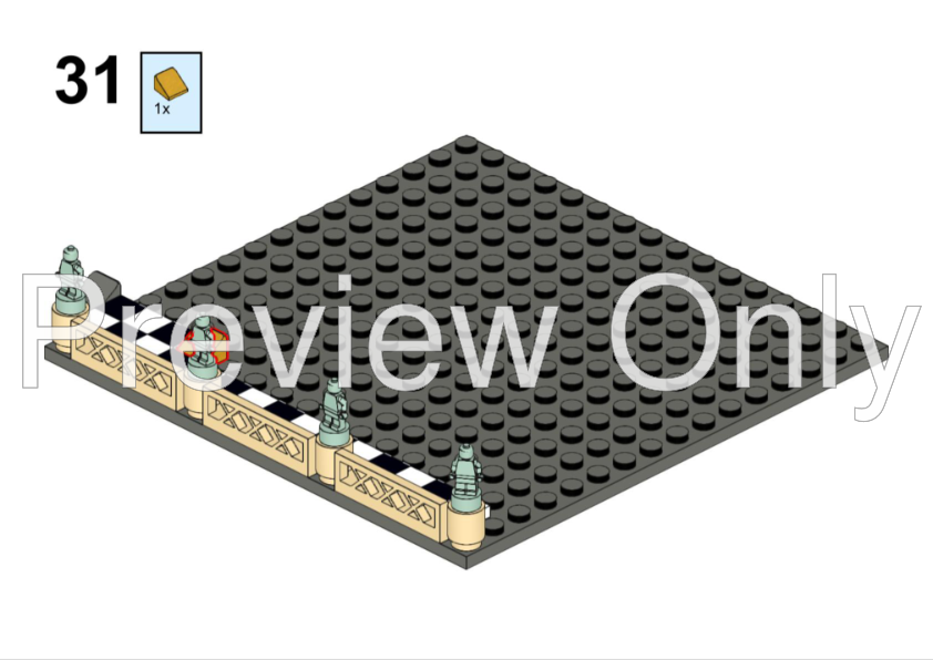 LEGO MOC Castle Expansion – Grand East Tower+common room Extension for ...