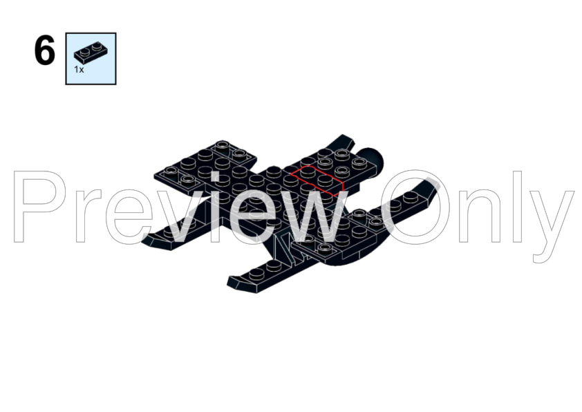 LEGO MOC MH-6 Little Bird Special Forces Helicopter by DarkMatterDesign ...