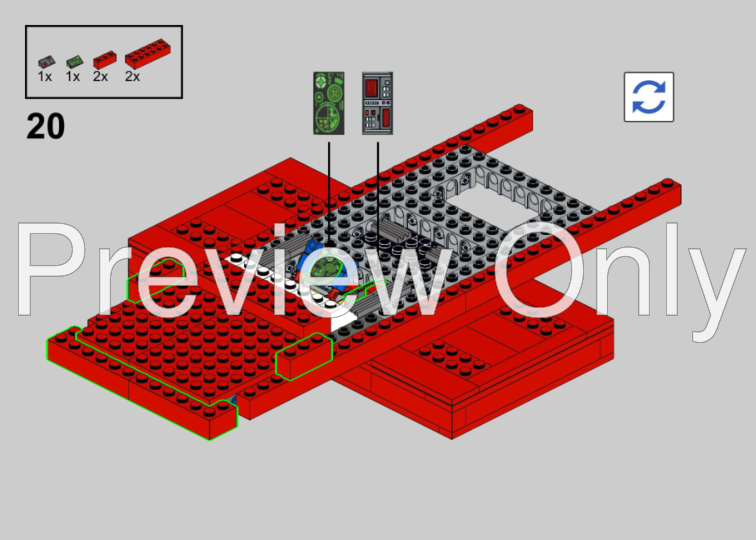 LEGO MOC 6611 Up-Scaled fire chief's car by Briquoleur | Rebrickable ...