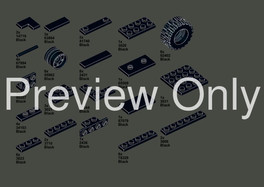 LEGO MOC Dom's Off-Road 1970 Dodge Charger R/T Off-Road (FF7 Inspired ...