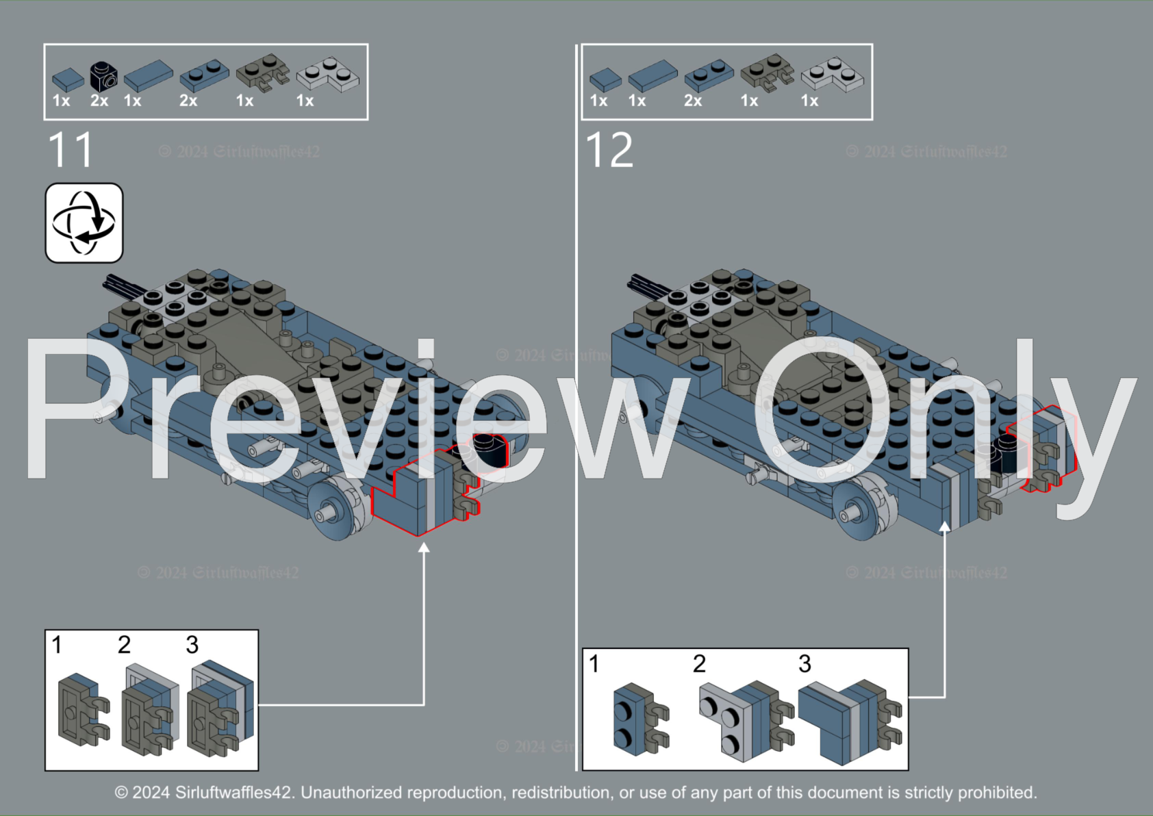 LEGO MOC Saint chamond tank by Sirluftwaffle | Rebrickable - Build with ...