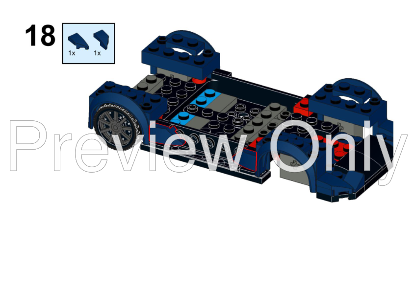 LEGO MOC Ford Mustang GT3 Mod of set 76920 by Teddie Bear Bricks ...