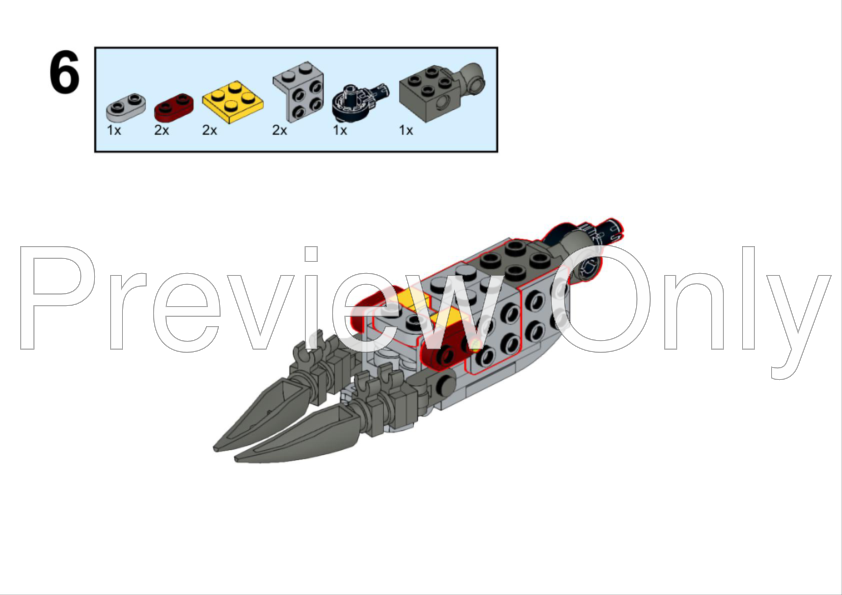 LEGO MOC-207916 Void Chelicerate Leviathan (Subnautica Below Zero) by ...