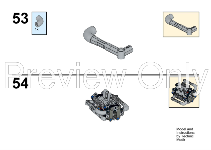 LEGO MOC International Harvester 1066 : Black Stripe - V8 Repowered ...