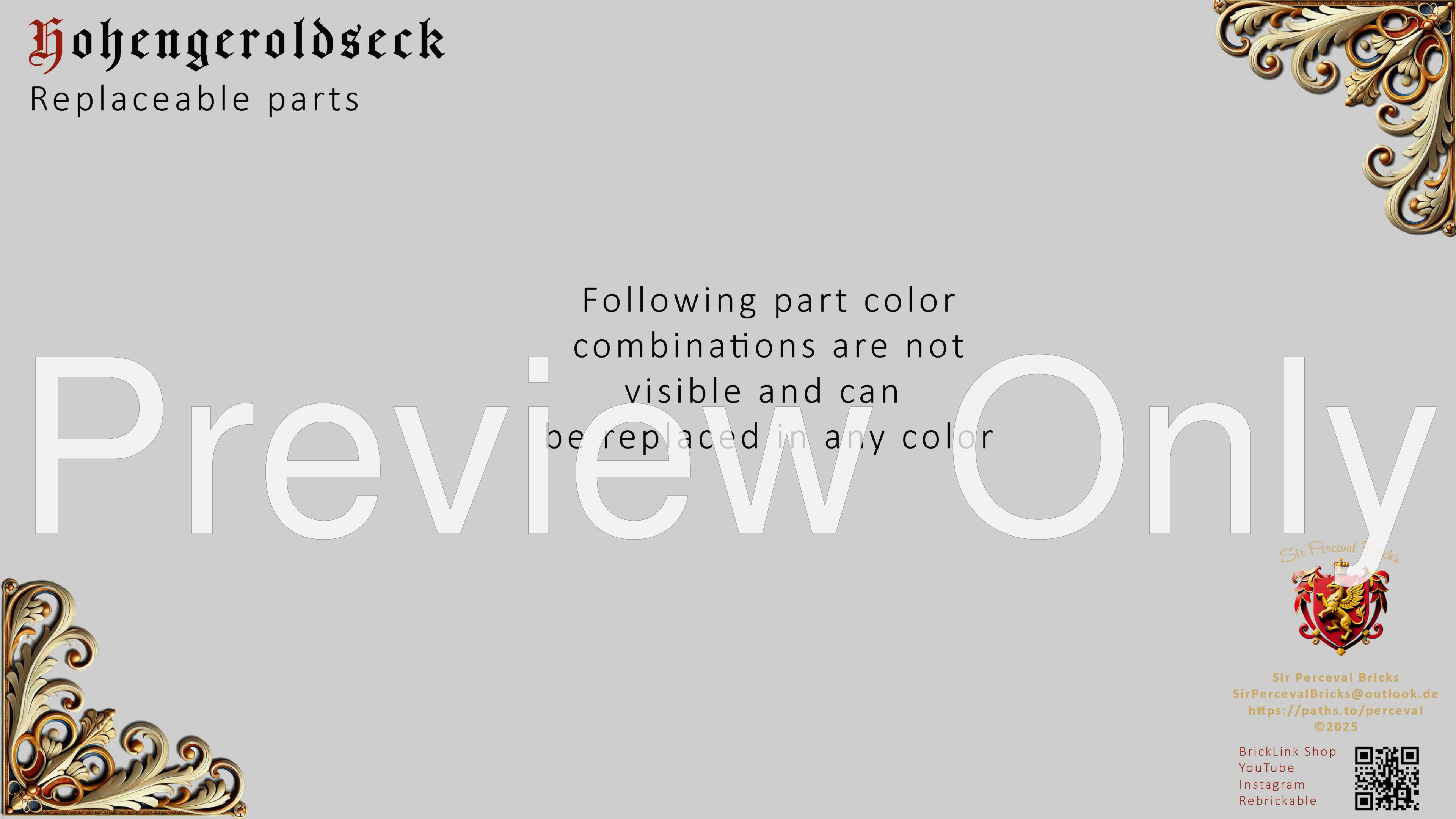 LEGO MOC B13 Castle Hohengeroldseck - River (Landscape Expansaion 1) by ...