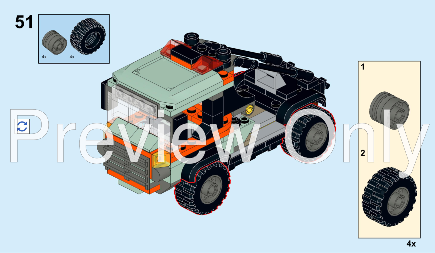 LEGO MOC-208126 60447 Explorer Truck by PeterSzabo | Rebrickable ...