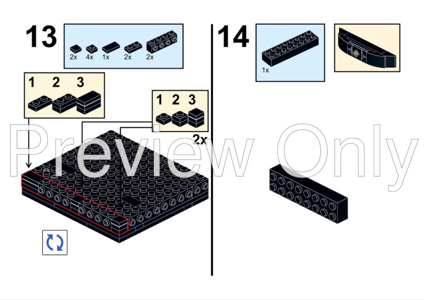 LEGO MOC Gothic Bookend by OricoMocs | Rebrickable - Build with LEGO