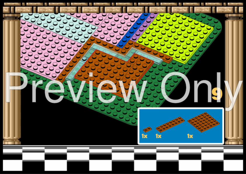 LEGO MOC-208215 Super Mario Bros. 3 - World 1 "Grasslands " Map by ...