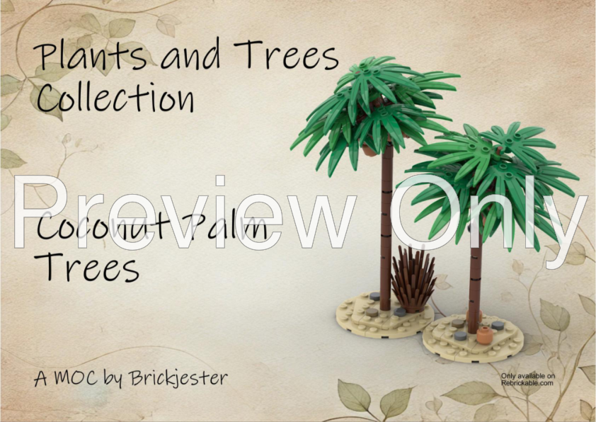 LEGO MOC Plants and Trees Collection: Coconut Palm Trees by Brickjester ...