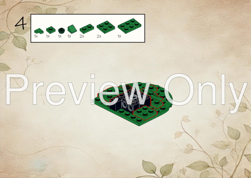LEGO MOC-208233 Plants and Trees Collection: Rowan Trees by Brickjester ...