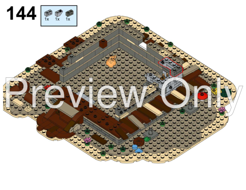 LEGO MOC Old Stone House by GabKremo | Rebrickable - Build with LEGO