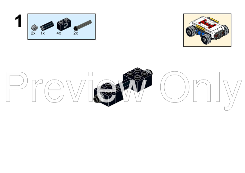 LEGO MOC Astroneer - Rover by ITeter | Rebrickable - Build with LEGO