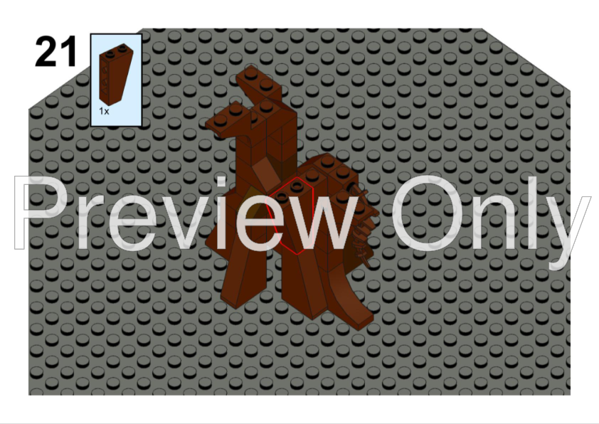 LEGO MOC Dagobah Swamp Trees by obiwanklemmobi | Rebrickable - Build ...