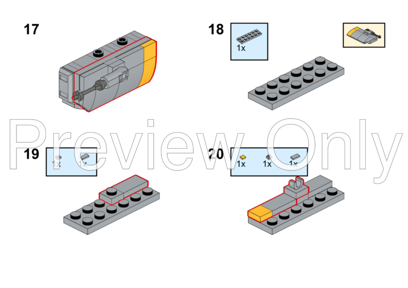 LEGO MOC Razor Crest MOC (1:120) by Lioncity Mocs | Rebrickable - Build ...