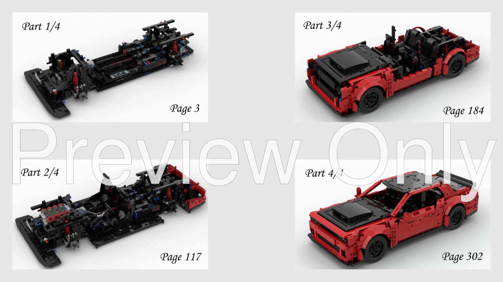 LEGO MOC-208659 Dodge SRT Demon RC by Lego technic world | Rebrickable ...