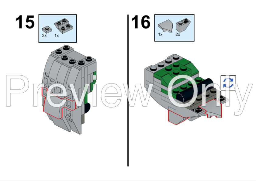LEGO MOC Feral Pigeon by SKABRAM | Rebrickable - Build with LEGO
