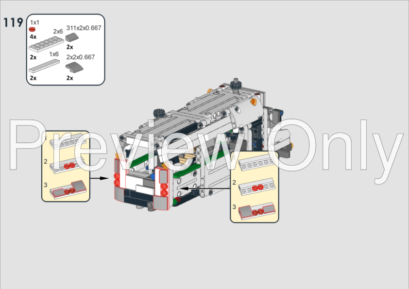 LEGO MOC 42167 - Bus by Dadudi_Technic_Creations | Rebrickable - Build ...