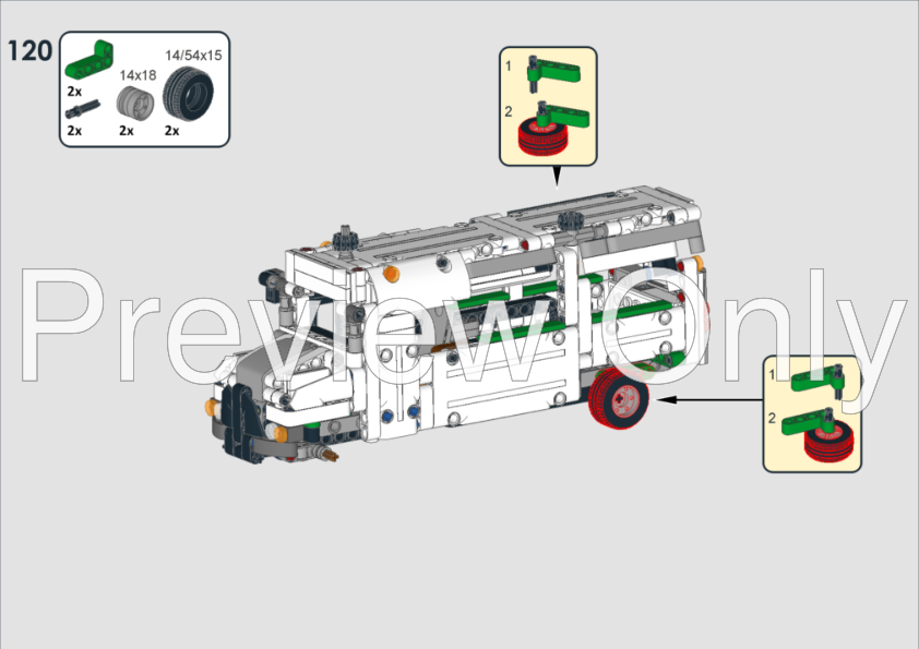 LEGO MOC 42167 - Bus by Dadudi_Technic_Creations | Rebrickable - Build ...