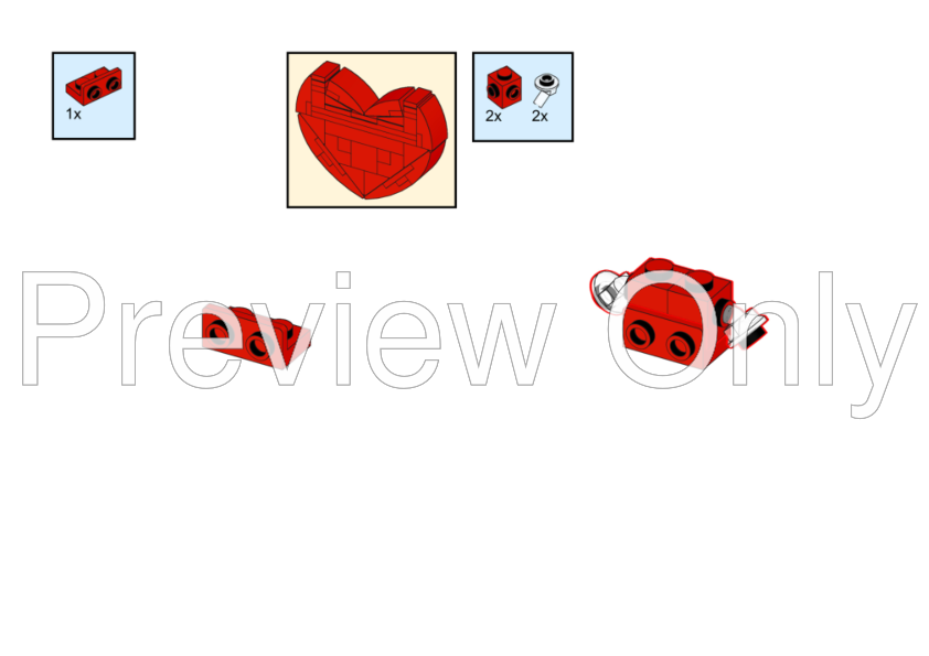 LEGO MOC Love lettering Valentine´s Day by CreatorExpert | Rebrickable ...