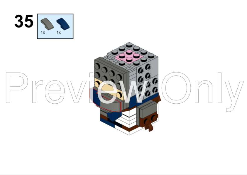 LEGO MOC-209034 Fortnite Chapter 1: Season 2 Battle Pass Brickheadz by ...