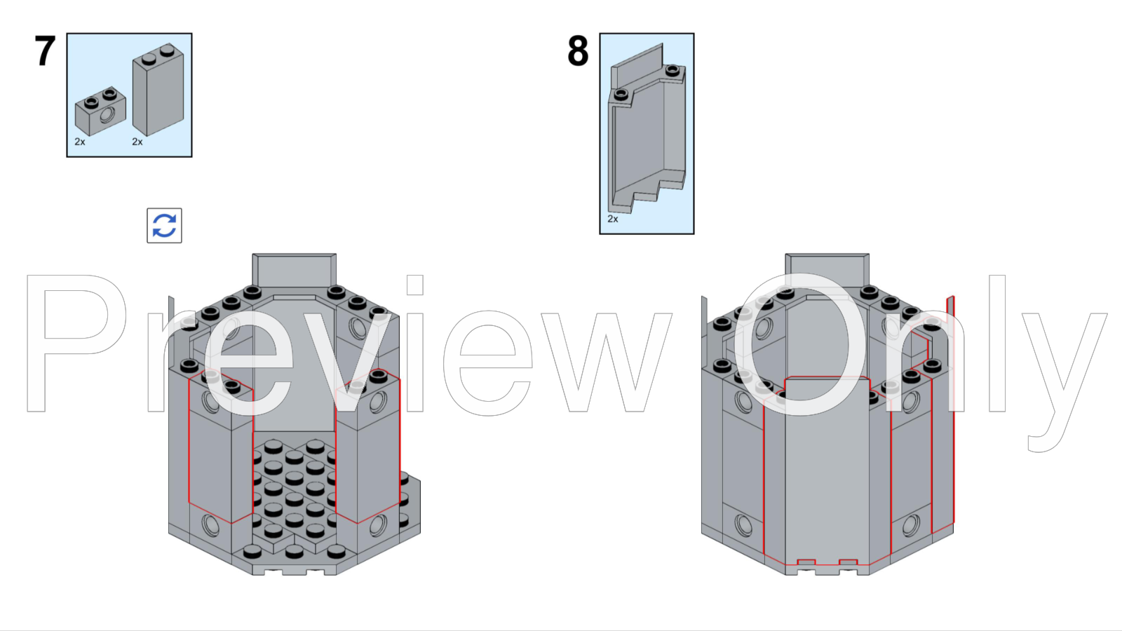 LEGO MOC Modular Castle Basic Set by bri_CK_One | Rebrickable - Build ...