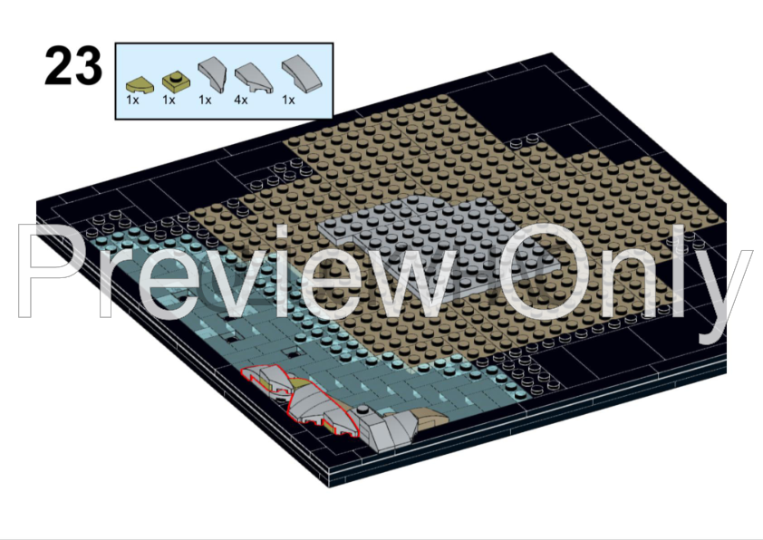 LEGO MOC Lothlórien mini craft by LUCKYHAO | Rebrickable - Build with LEGO