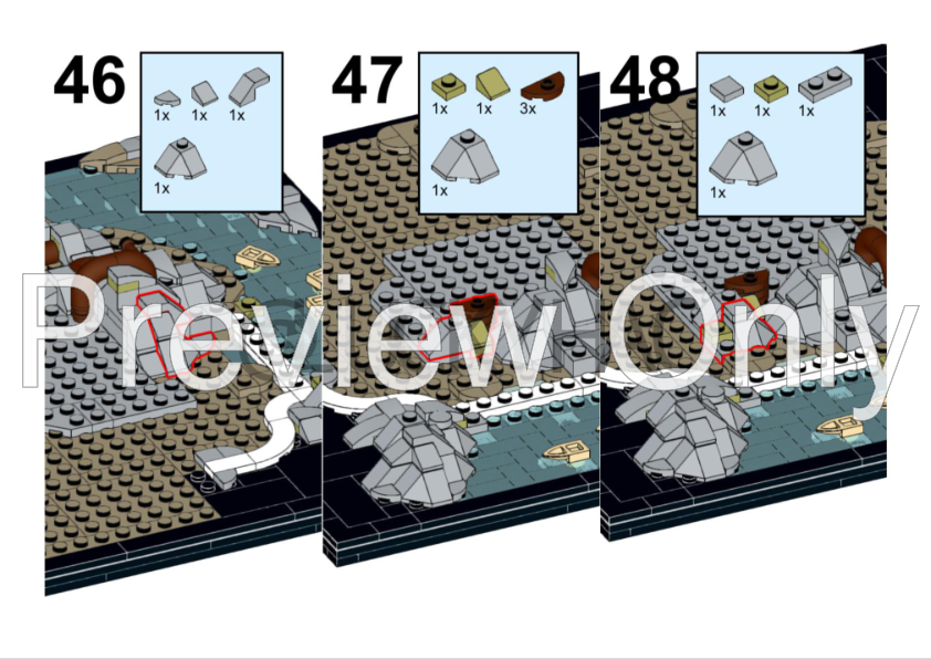 LEGO MOC Lothlórien mini craft by LUCKYHAO | Rebrickable - Build with LEGO