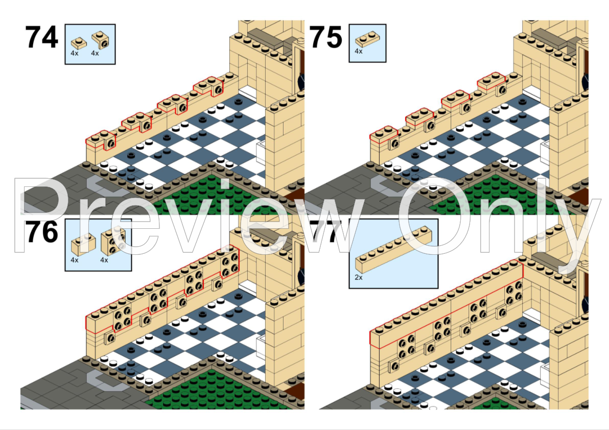 LEGO MOC Royal Courthouse by Leo G | Rebrickable - Build with LEGO