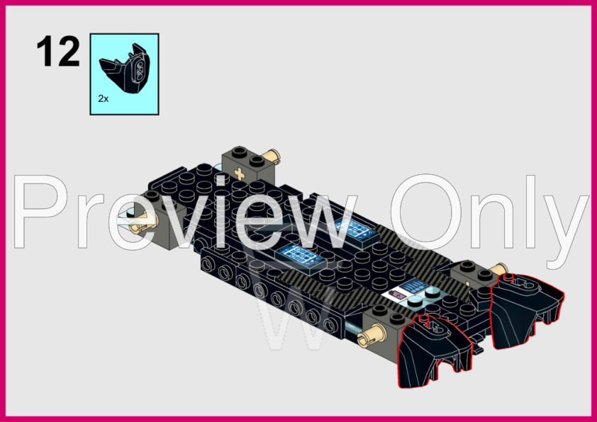 LEGO MOC 2099 Tesla Vision Cyber LM by Fabiwalker | Rebrickable - Build ...