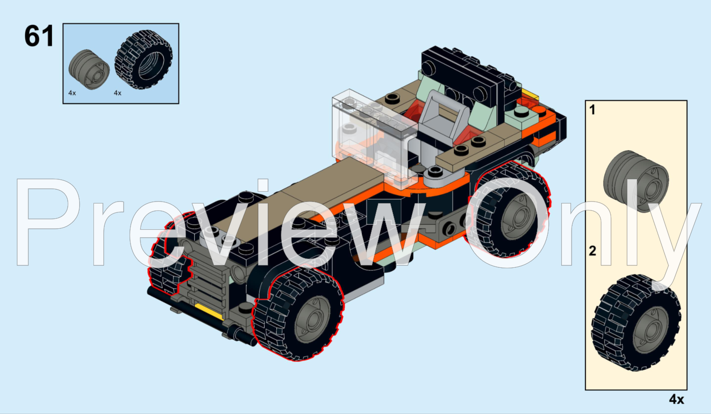 LEGO MOC-209313 60447 Classic Roadster by PeterSzabo | Rebrickable ...