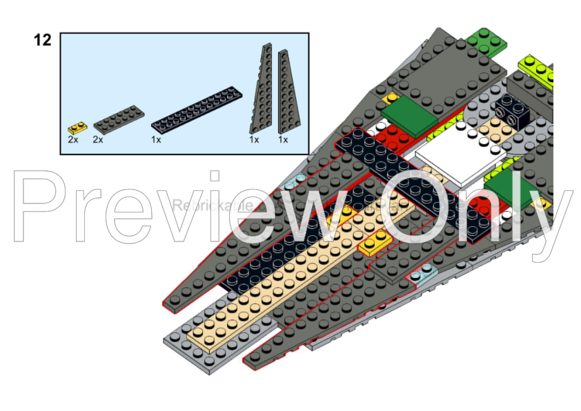 LEGO MOC 75356 Super StarDestroyer Rebuild 4 Pack by CreationCaravan ...