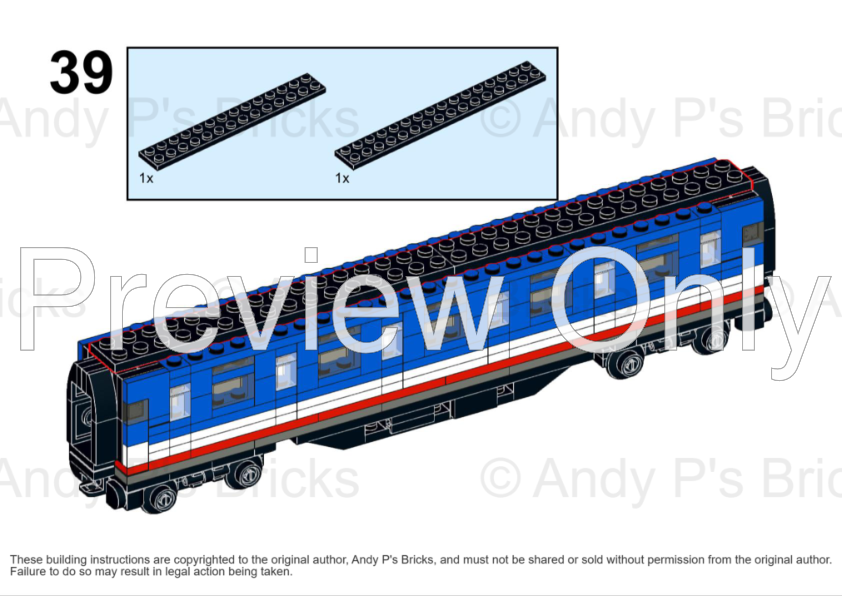 LEGO MOC 4-Wide Class 423 4-VEP 4 Carriage EMU Train In Network ...