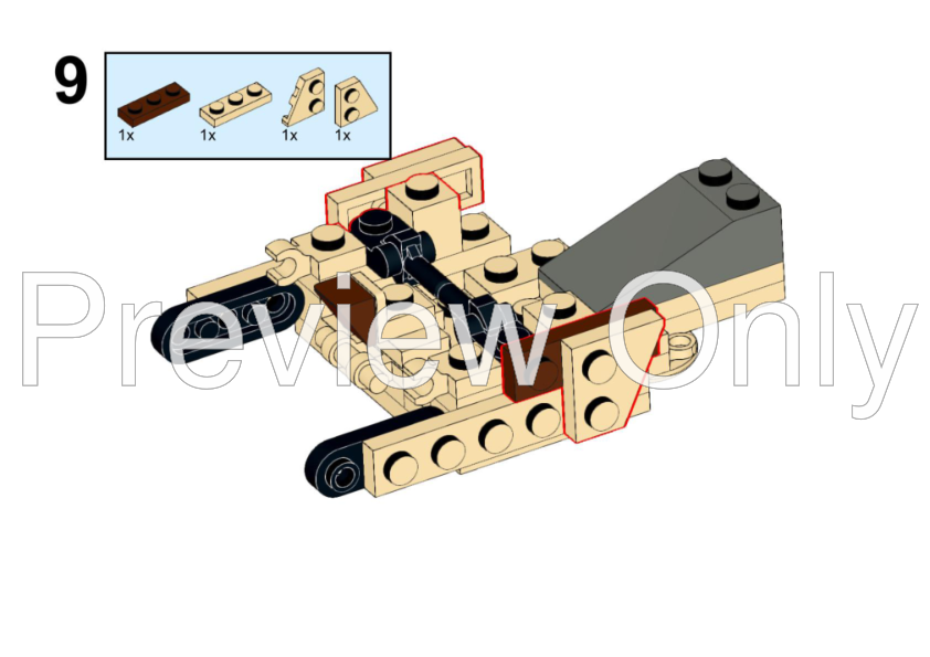 LEGO MOC Camo Tumbler by bricktingsmon | Rebrickable - Build with LEGO