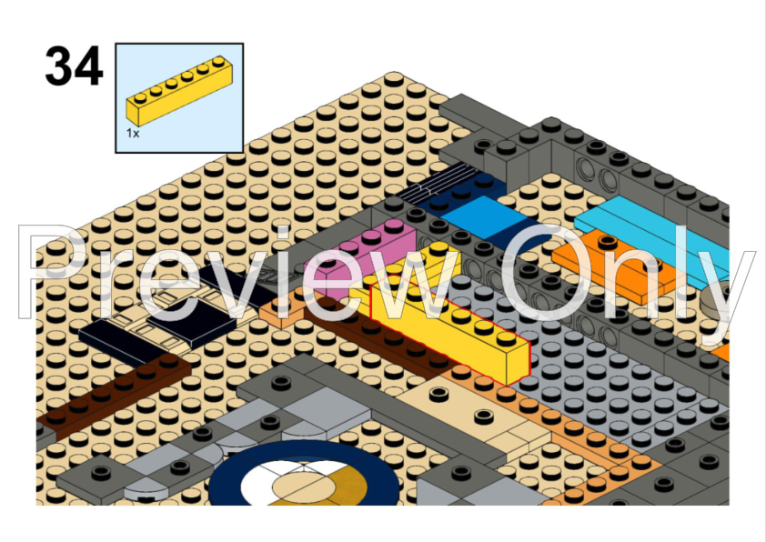 LEGO MOC Hotel and Studios Modular Alternate build of 2x31141 by re ...