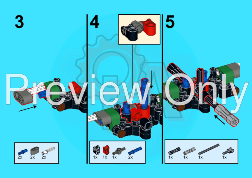 LEGO MOC-209621 42136 pack | telehandler and articulated platform by O ...