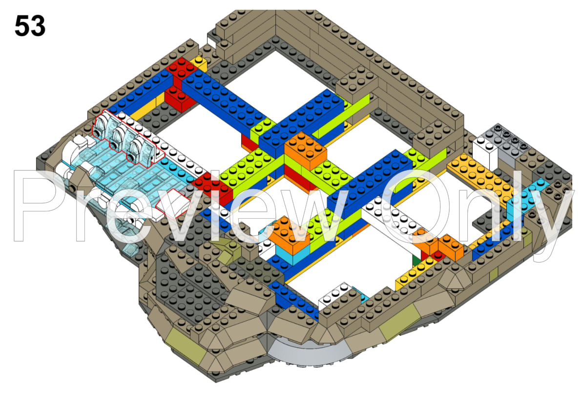 LEGO MOC-209992 Mountain base ONLY for LEGO 10316 Original set ( Not ...