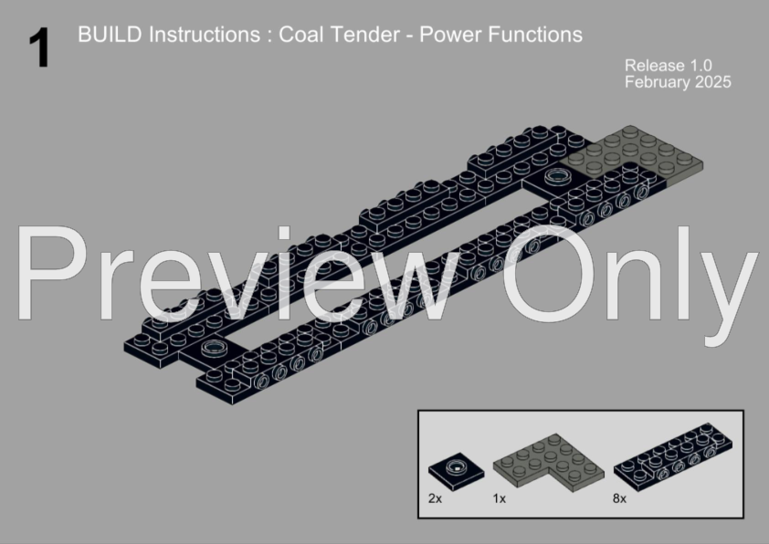 LEGO MOC Polar Express Train by TrainsWithLights | Rebrickable - Build ...