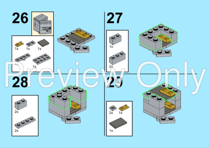 LEGO MOC-210128 Townhouse with Jeweler and Pancake House by PriBri ...