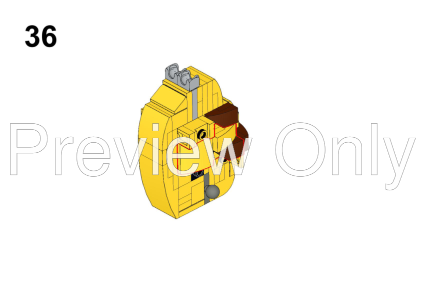 LEGO MOC-210147 Pikachu Pokémon by brick_dinosaurs | Rebrickable ...