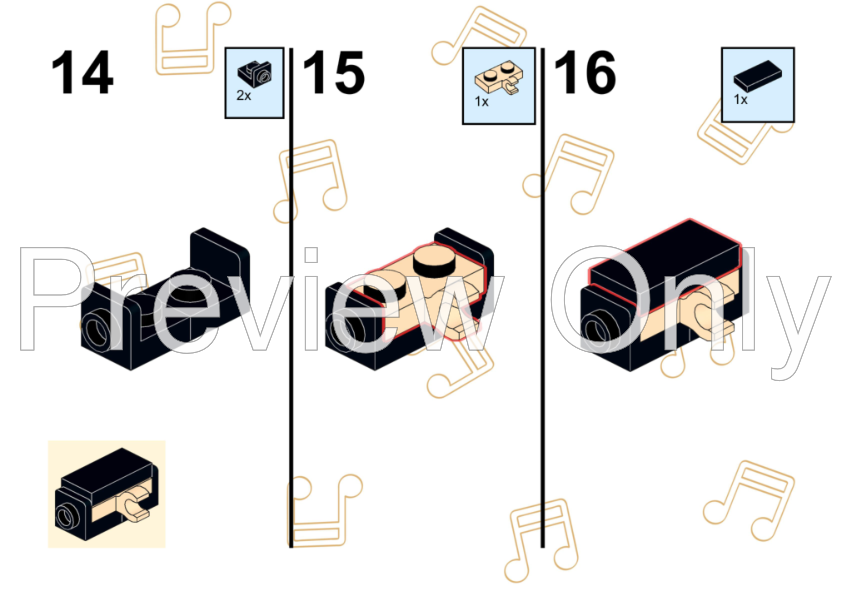 LEGO MOC Hatsune Miku by SkyrobStudio | Rebrickable - Build with LEGO