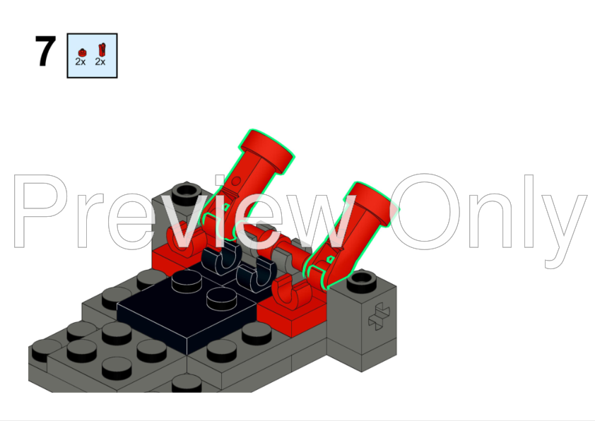 LEGO MOC Pipe Frame by KraftyKoopa | Rebrickable - Build with LEGO